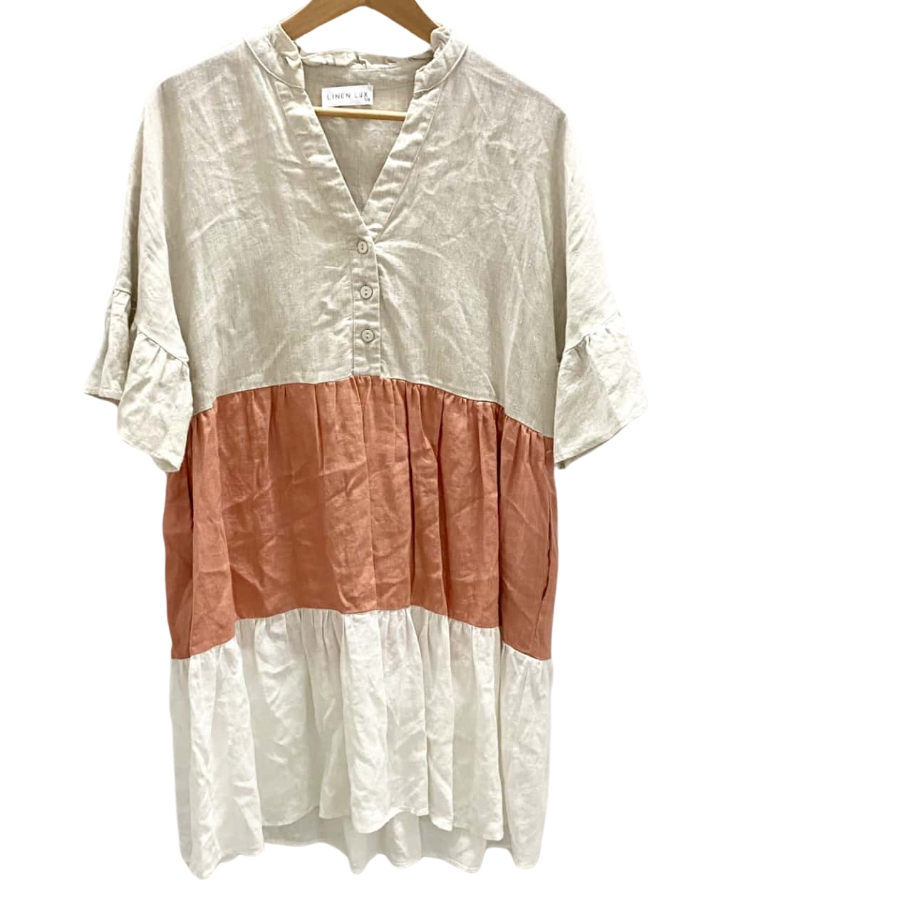 Linen Lux 100% LINEN Dress Size M / S (s)