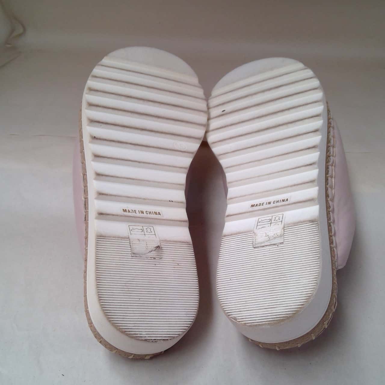 Cassini Women's Slip On Comfort Shoe Size 38 Light Grey(s)