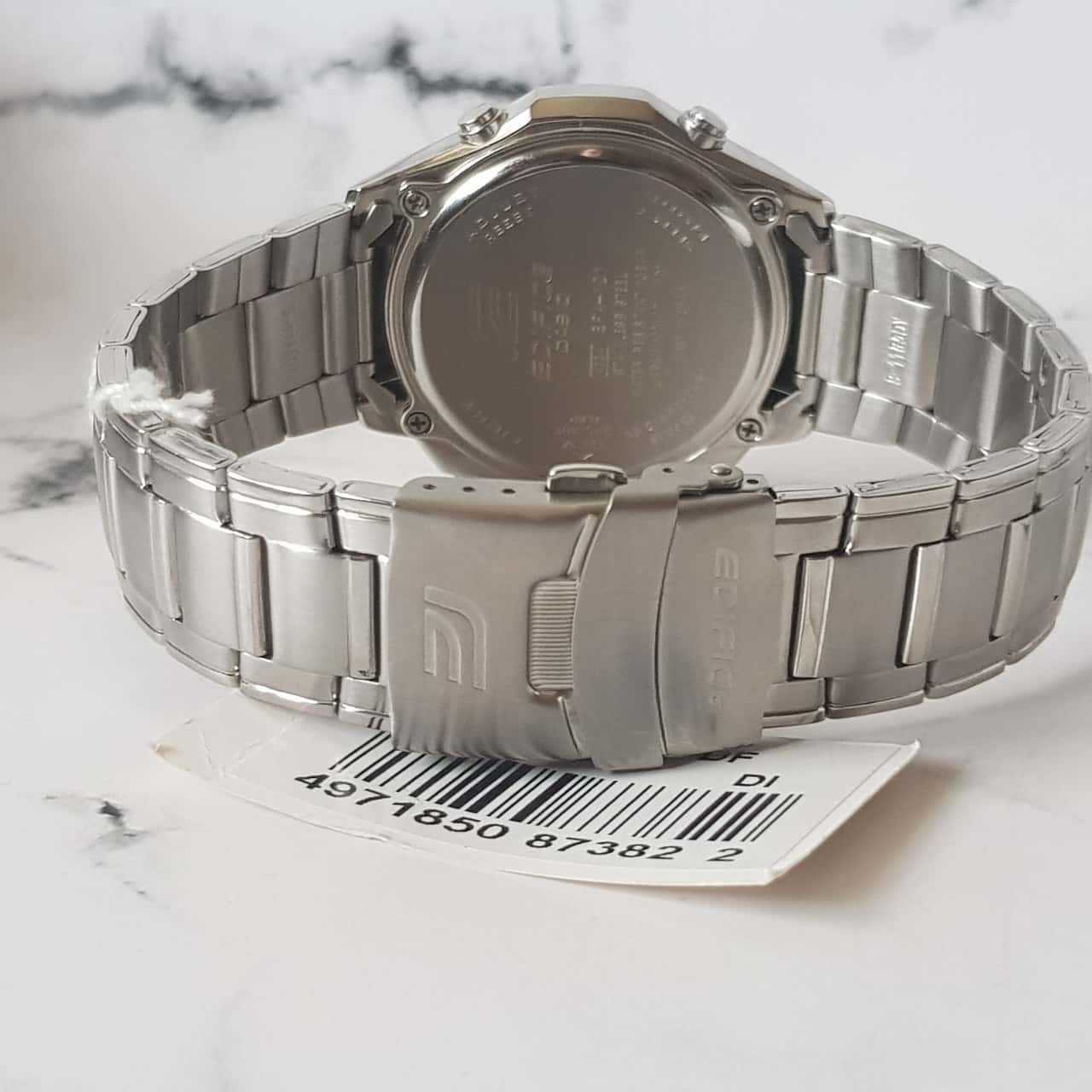 Mens CASIO Watch EDIFICE ANADIGE EFA-121D-1AVEF Model #4334(s)