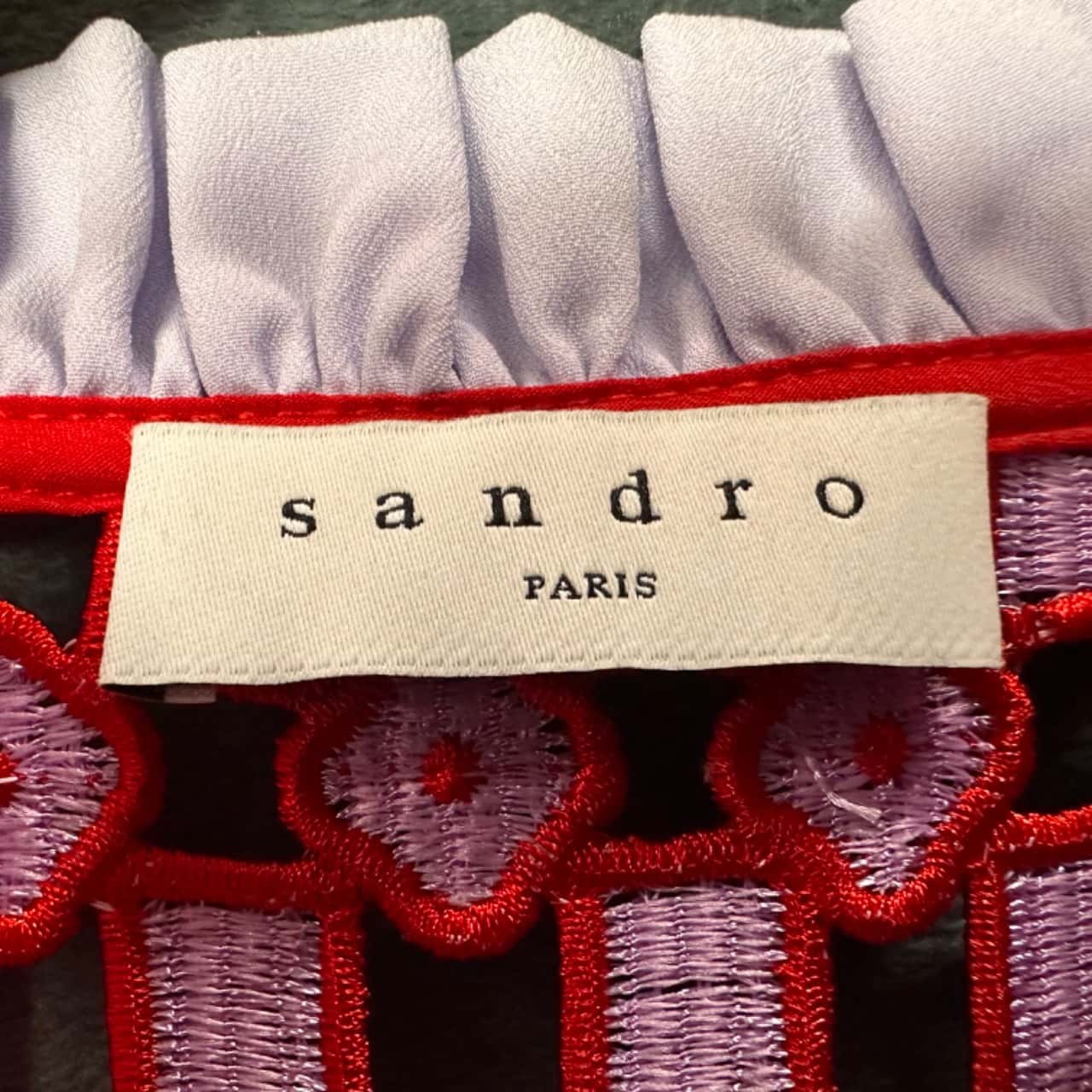 Sandro Womens Size 8 Cocktail Dress / Party Dress Pink / Purple / Red (s)