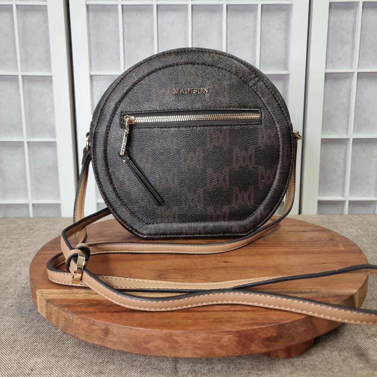 Madison Round Monogram Print Handbag(s)