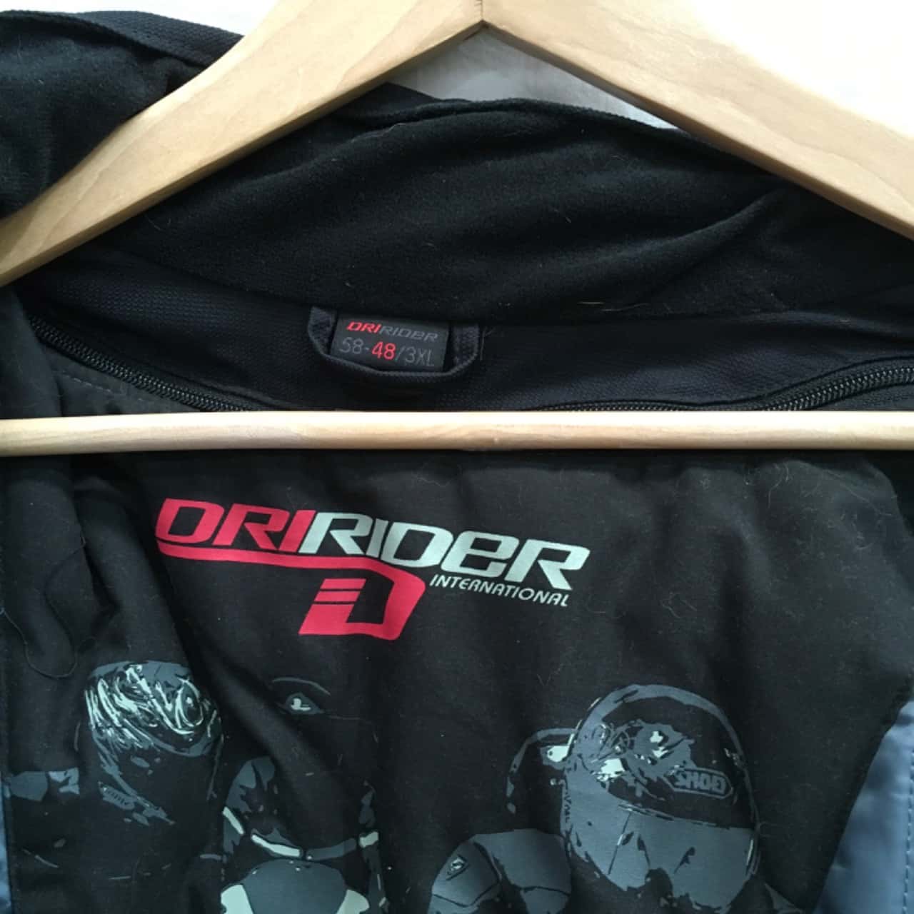 Dri Rider Unisex Size XXXL Biker Jacket Black / Grey