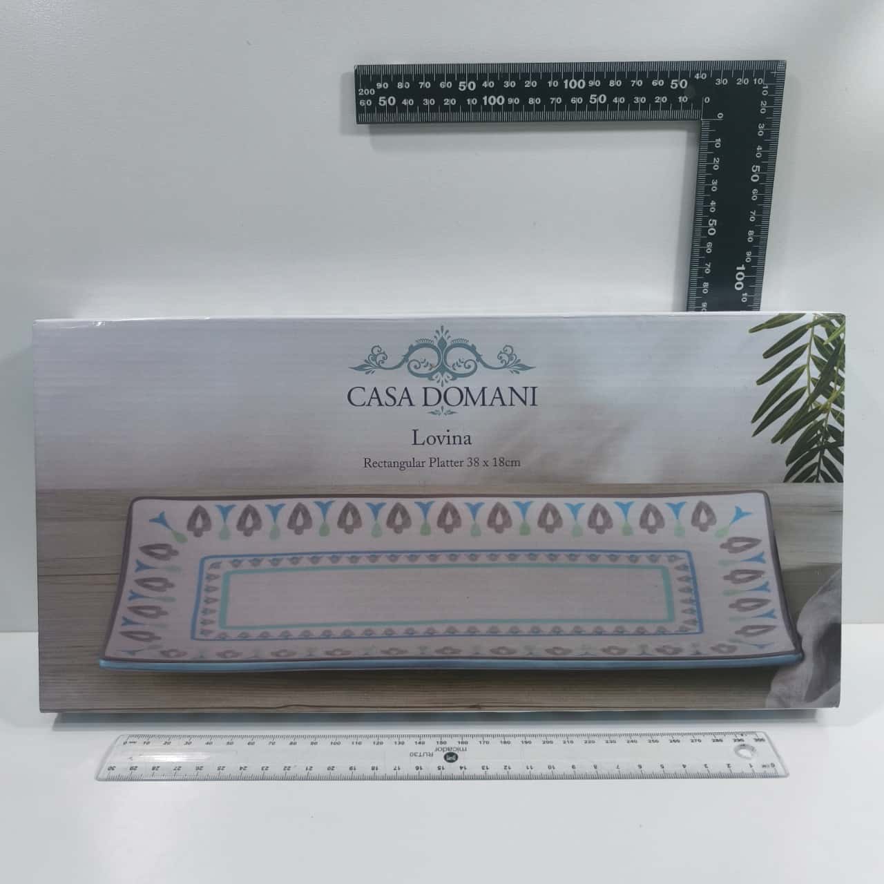 Casa Domani Lovina 38x18cm Rectangular Platter Tray As New