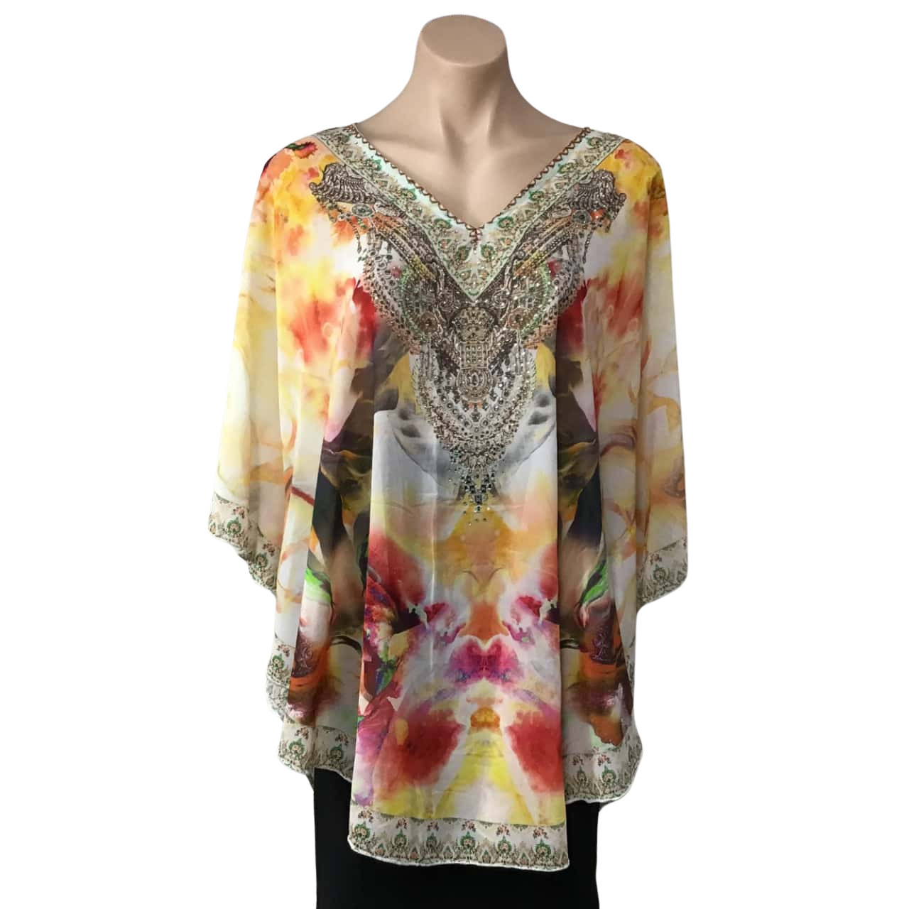 Isabella The Label Womens Free Size Multicoloured / Pattern Embellished ...