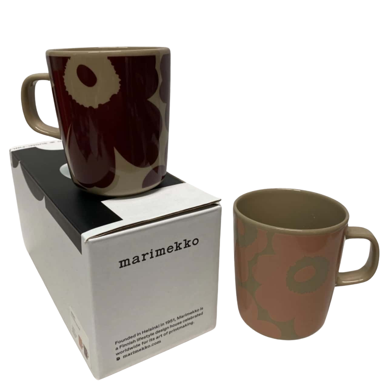 Marimekko - Unikko - 2 x Oiva mug 2,5dl (s)