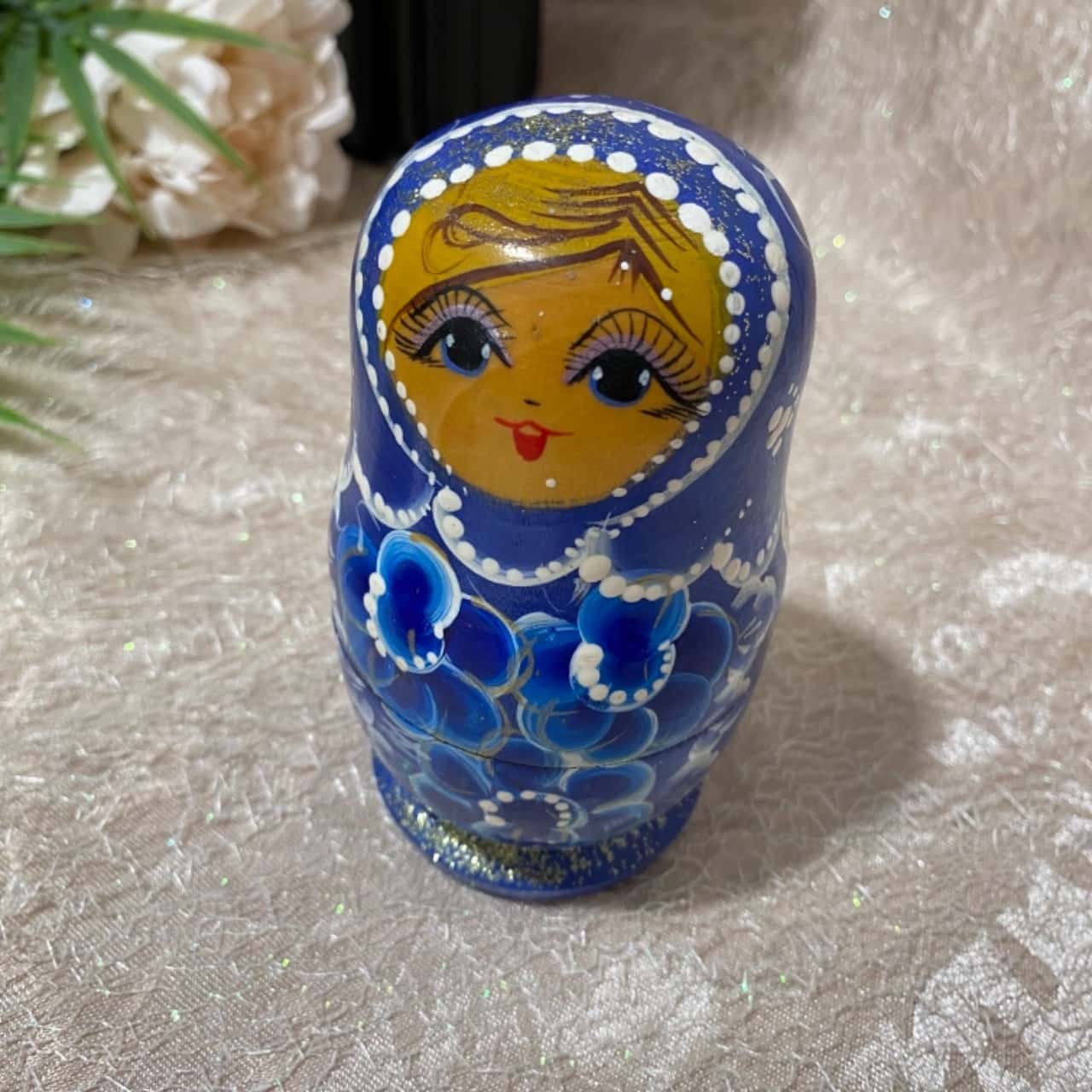 Hand Painted Vintage Babushka Russian Nesting Doll(s)