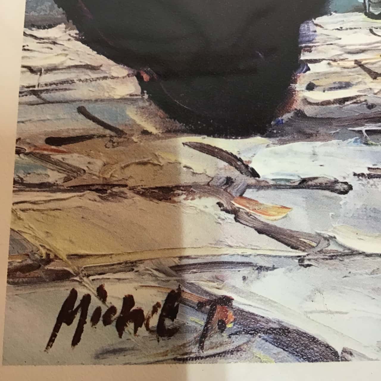 Michel T Framed Big Eye Print