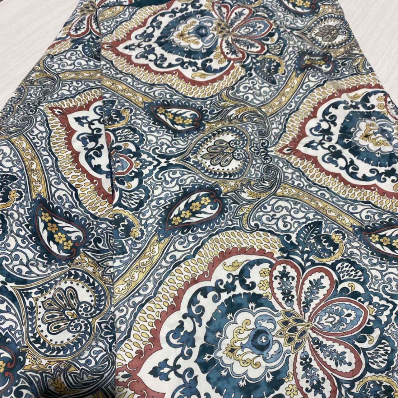 Morgan & Finch King Size Quilt Cover & 2 Pillow Cases Teal / White ...