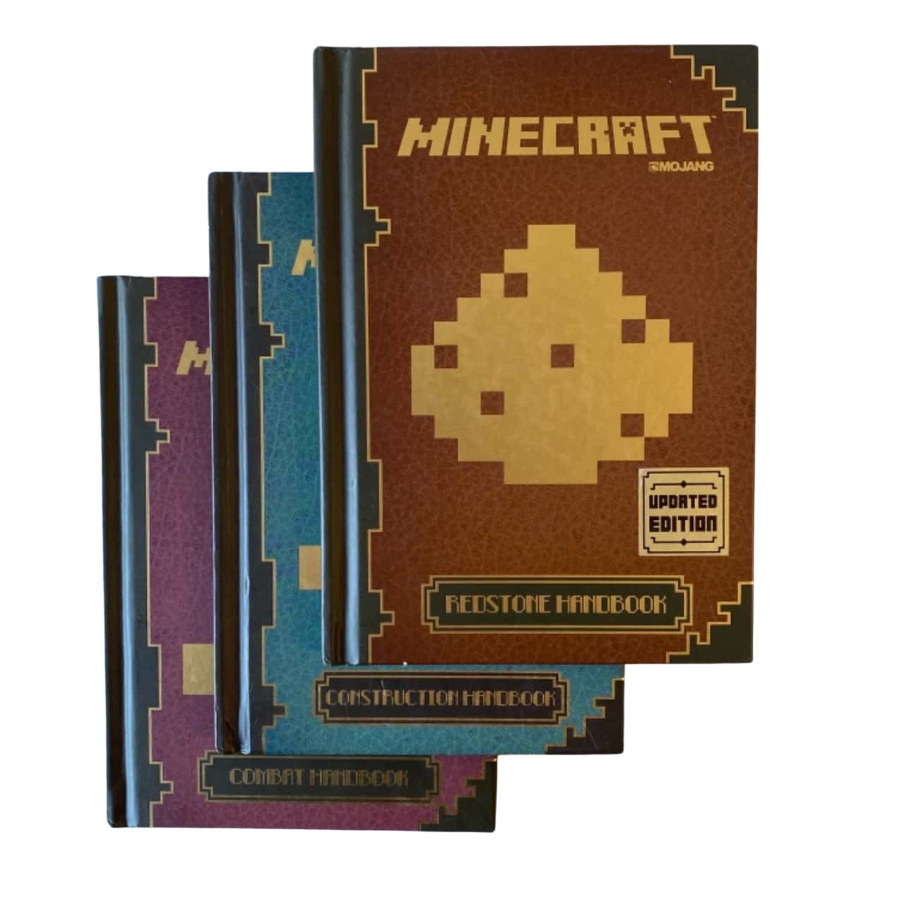 Mojang Mincraft Set Of Three Handbooks Hardcover(s)