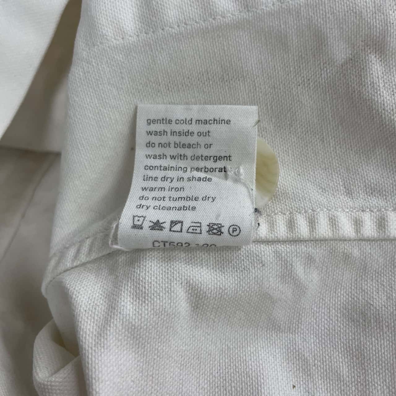 Skin and Threads Womens Size 3 Denim Jacket White