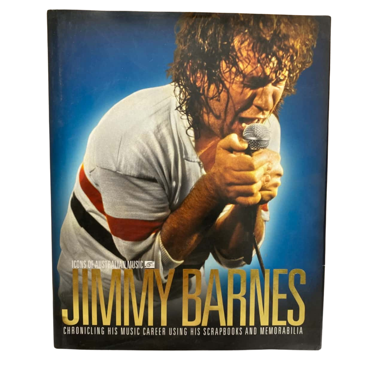 Icons of Australian Music-Jimmy Barnes-Hard Cover 25.5cm x 31cm