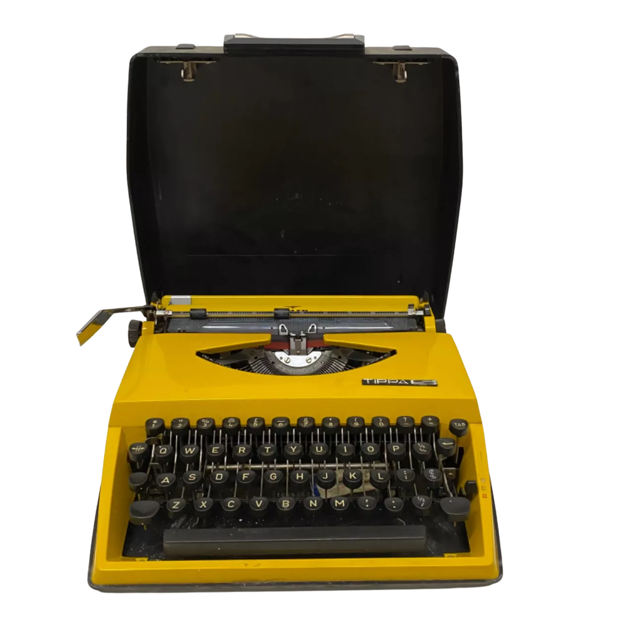 Vintage Adler Tippa S Vintage Typewriter Yellow and Case(s) - Used Very ...