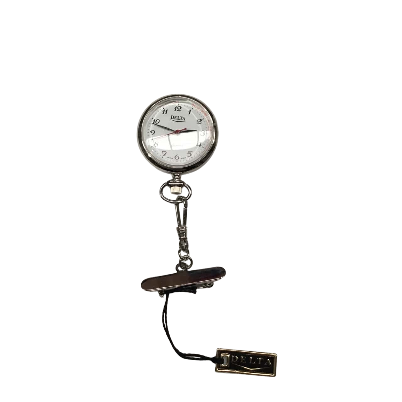 Mens Delta Pocket Watch With Clip - New With Tag(s)