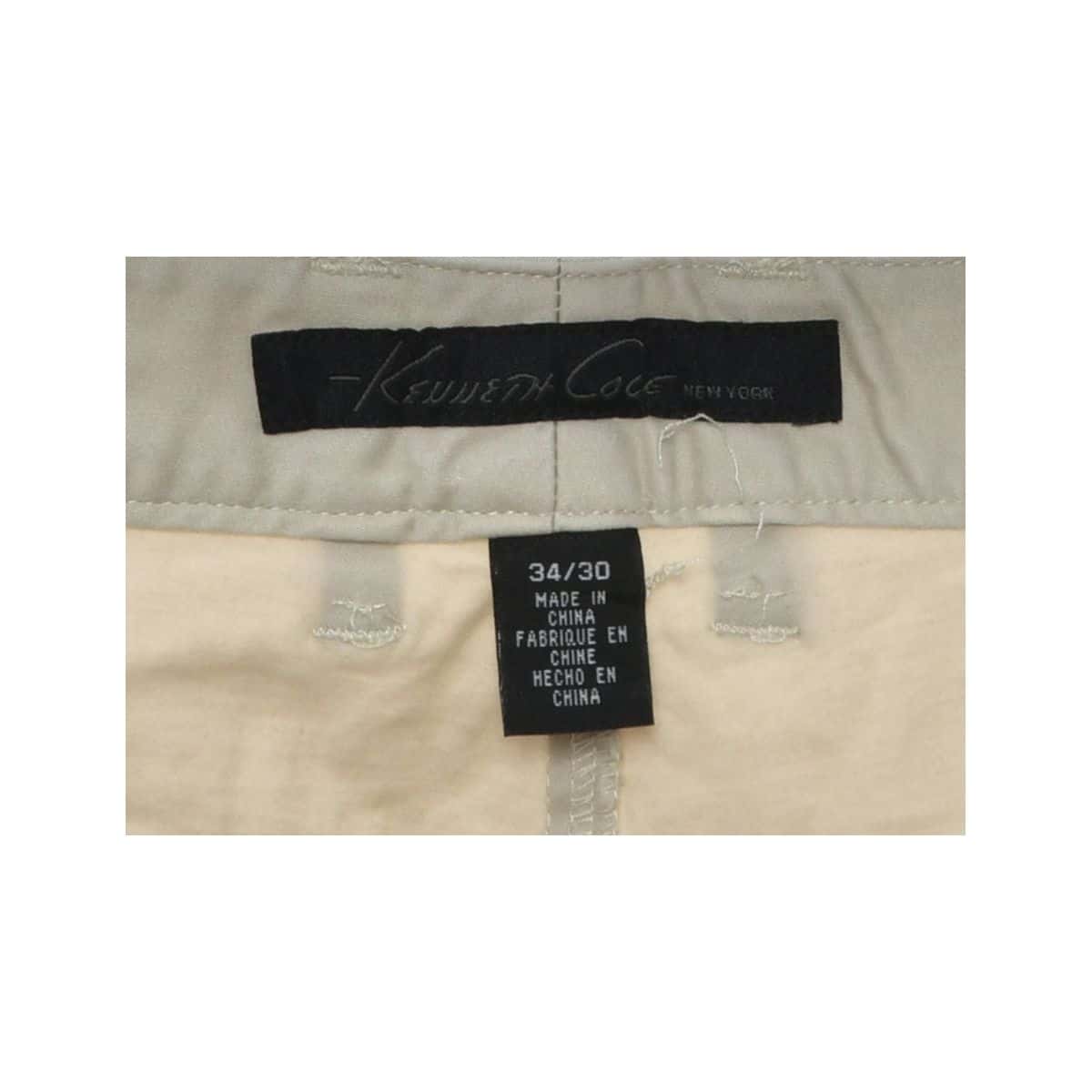 Kenneth Cole Men's Size 34 Chinos Cream (s)