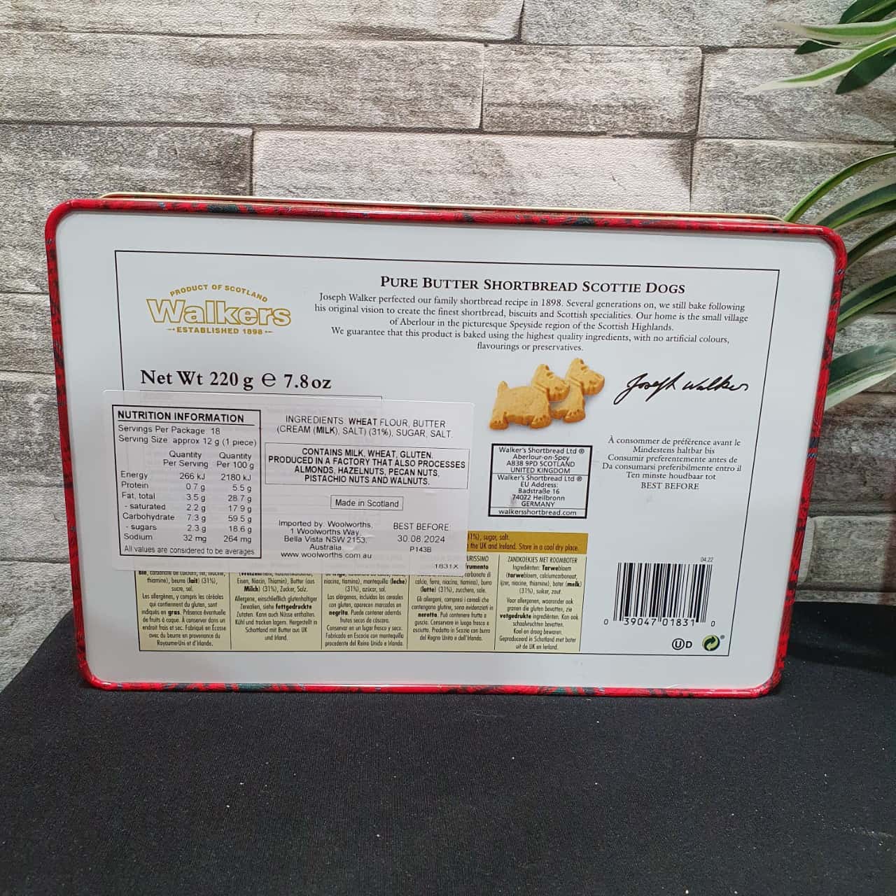 Walkers Shortbread Scottie Dogs Tin