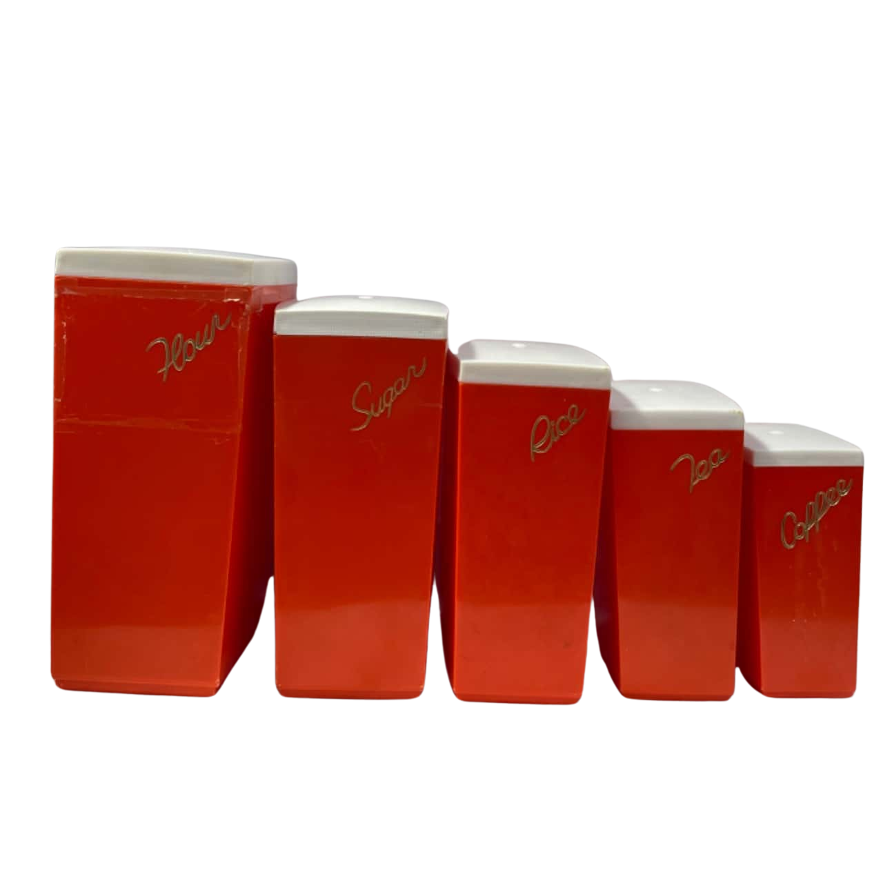 Capri Vintage Food Storage Containers Orange