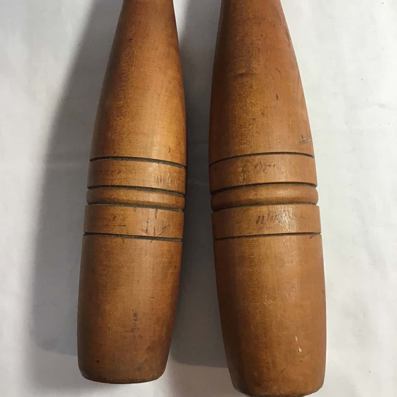 Vintage Wooden Indian Clubs 1920s