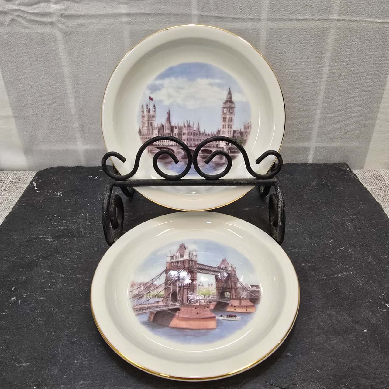 Royal Vale Pair Of Collectable Plates