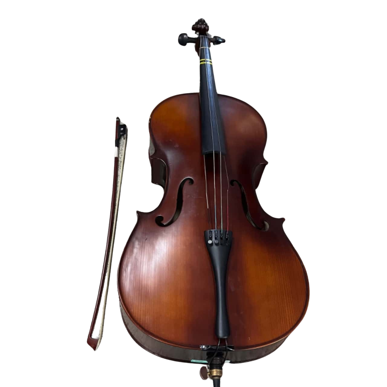Arvo Cello with bow and cello carry Bag-just needs a new bridge CLICK ...