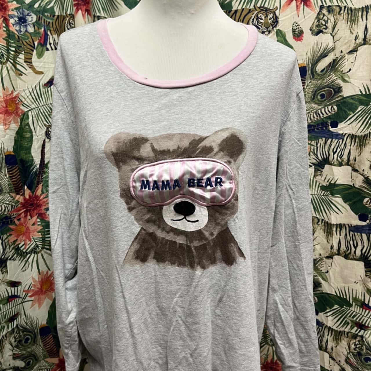 Peter Alexander Womens Size XXXL Grey Long sleeve Top(s)