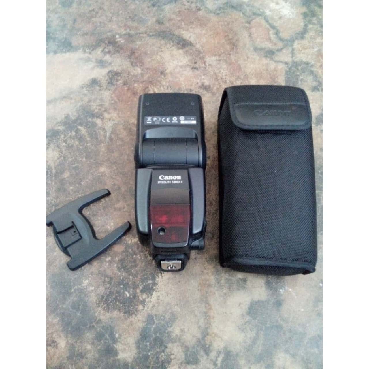 Canon Speedlite 580EX II Flash w/Pouch(s)