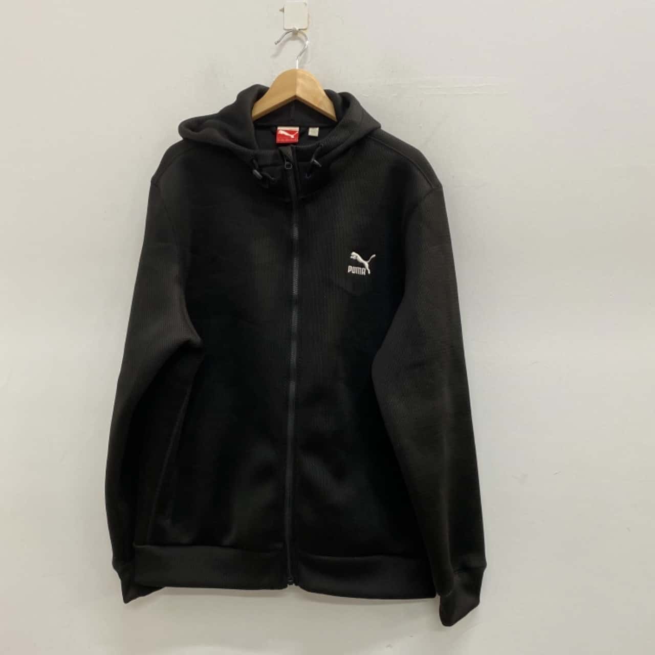 Puma Unisex Size XL Front Zipper Black (s)