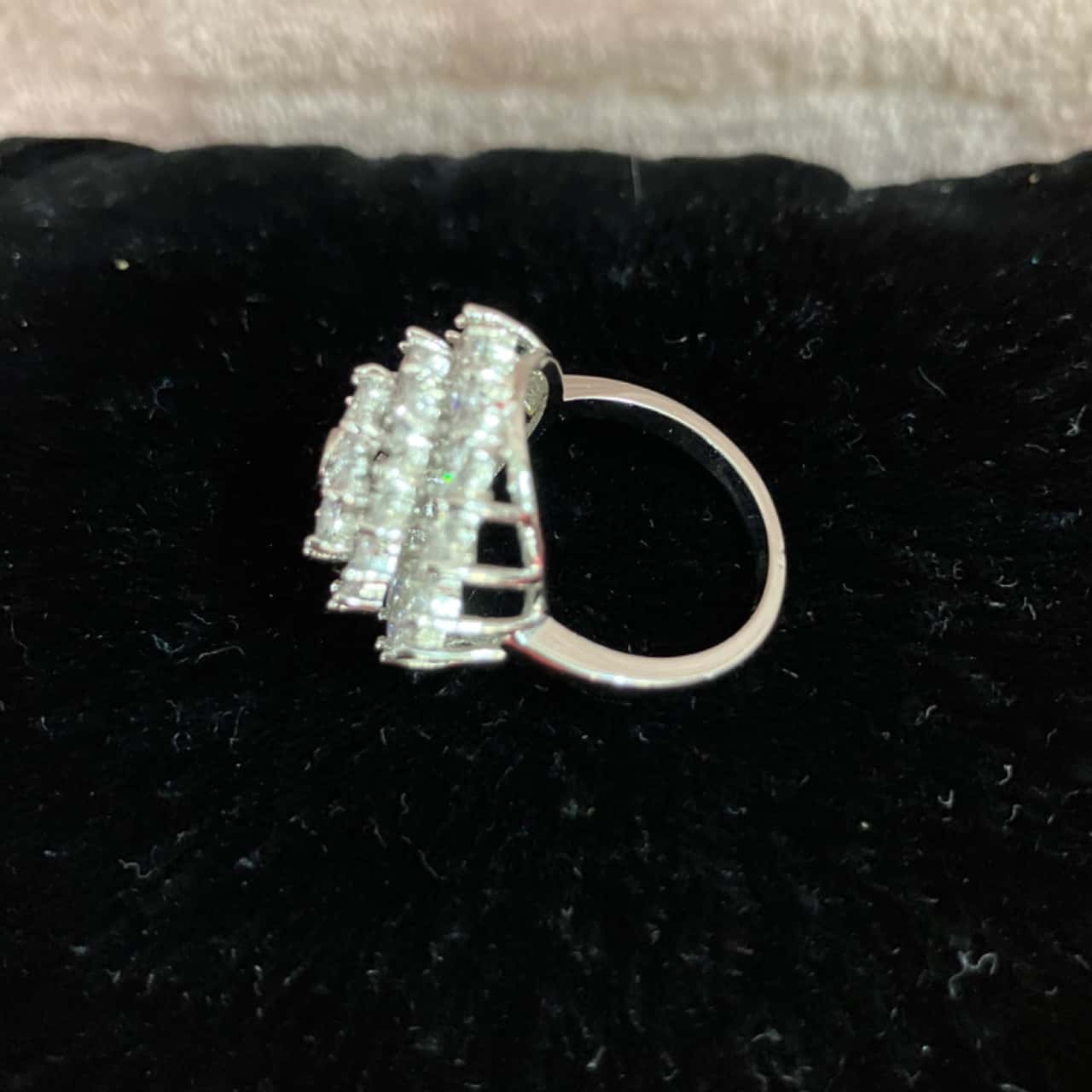 Women's Diamante Three Circle Layer Ring (s)
