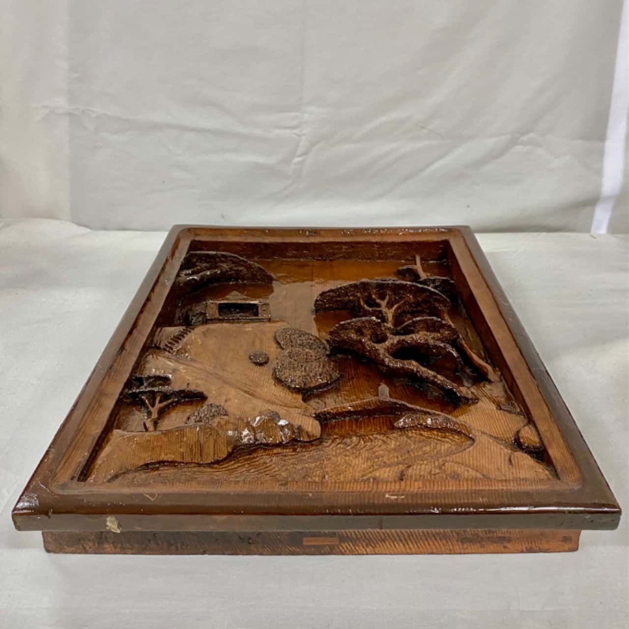 Wooden Hand Crafted Scenery 31cm x 41cm (s)
