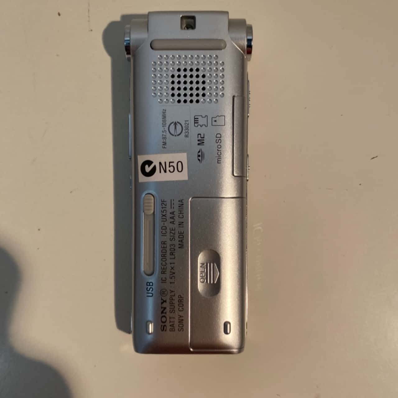 Sony ICD-UX512F Stereo IC Recorder