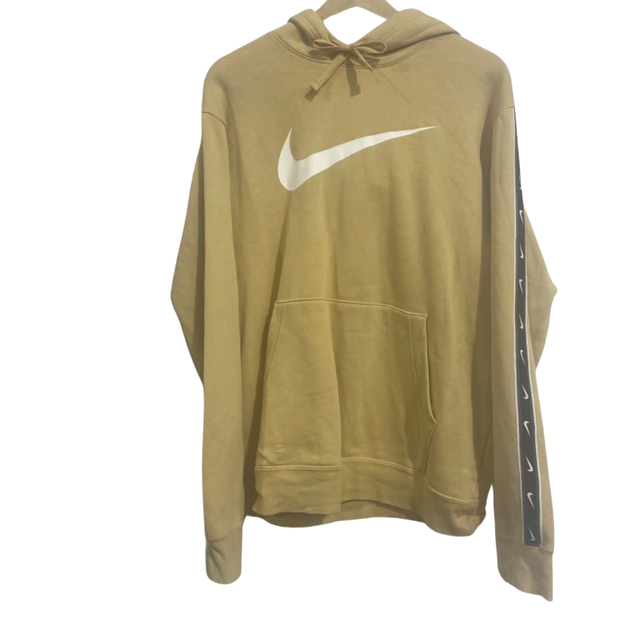 Nike Mens Size M Hoodie Yellow / White