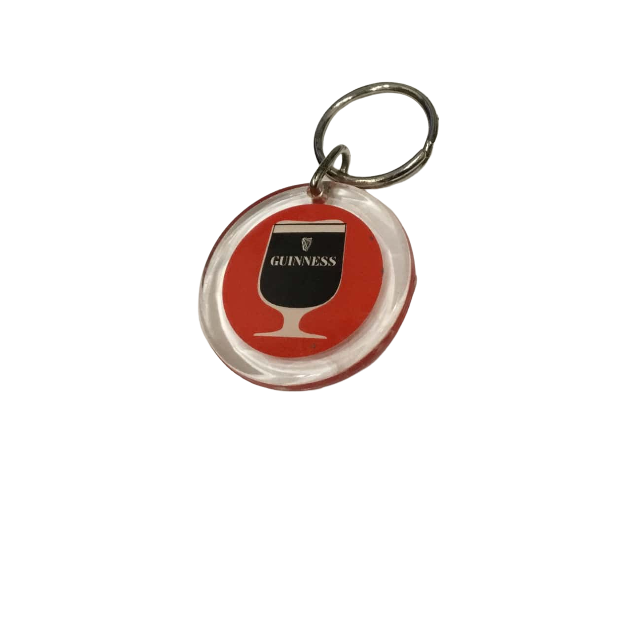 Vintage Guinness Keyring Approx 3.5cm Dia