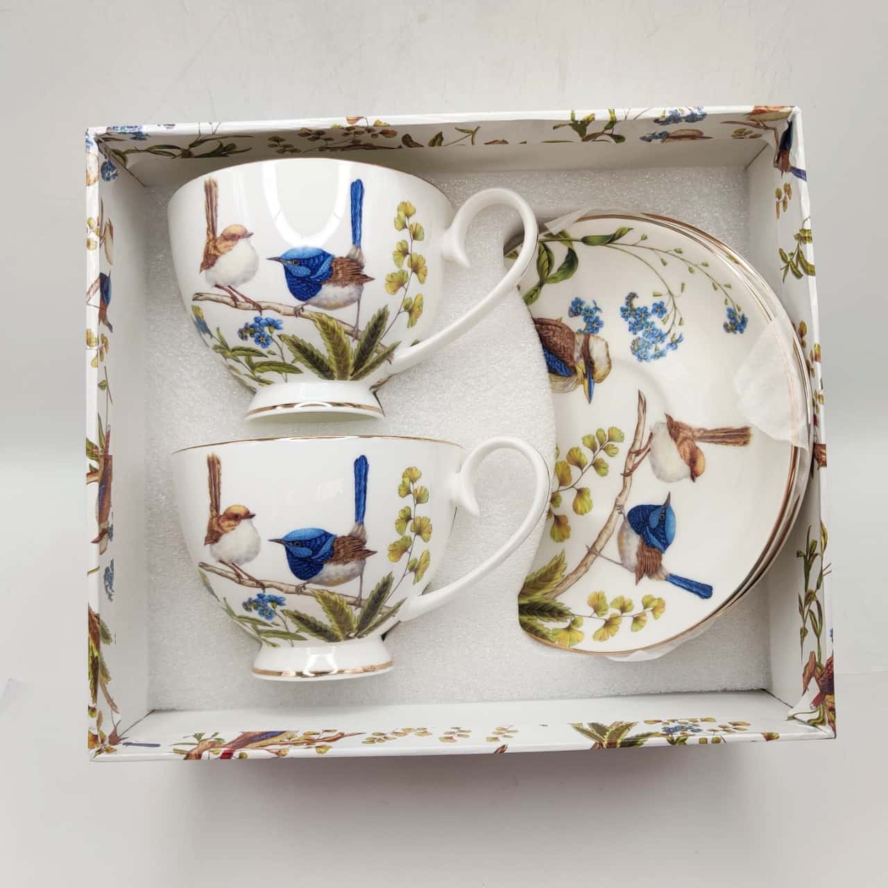 Beautiful Australian Birds - 2 Cups/Saucers Set(s) - New Without Tags ...