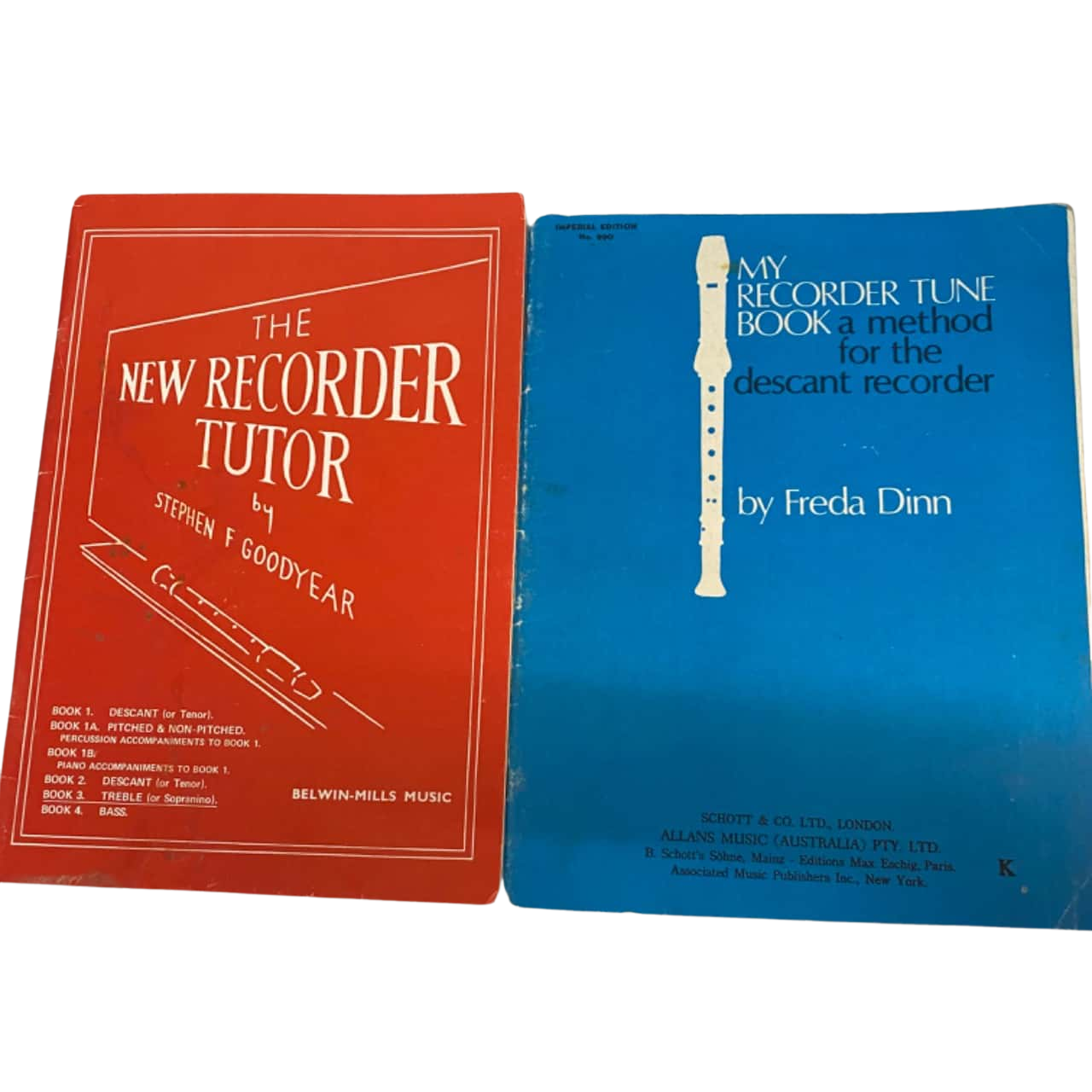 Recorder music sheet books