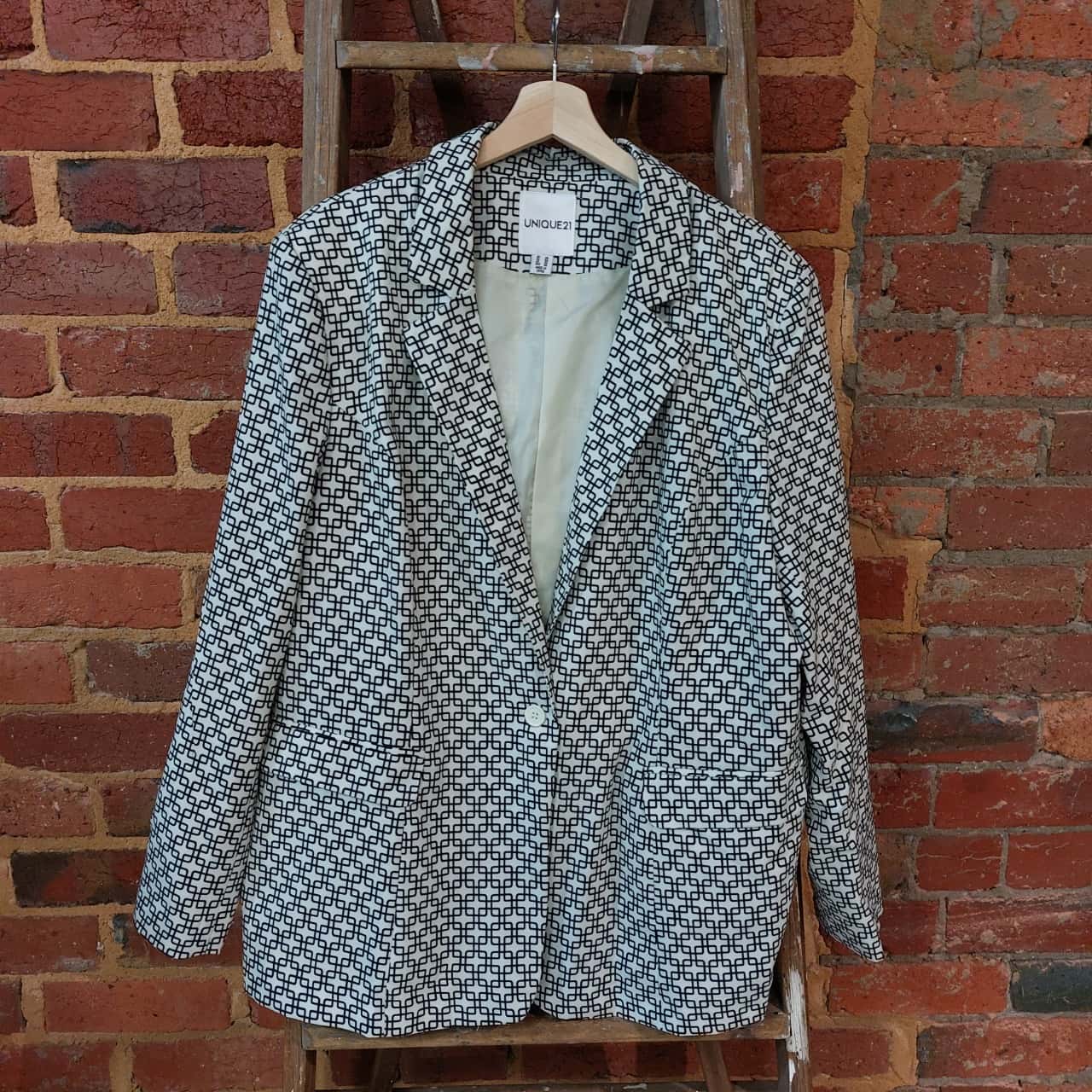 Unique 21 Womens Size L Blazer Multicoloured/Pattern