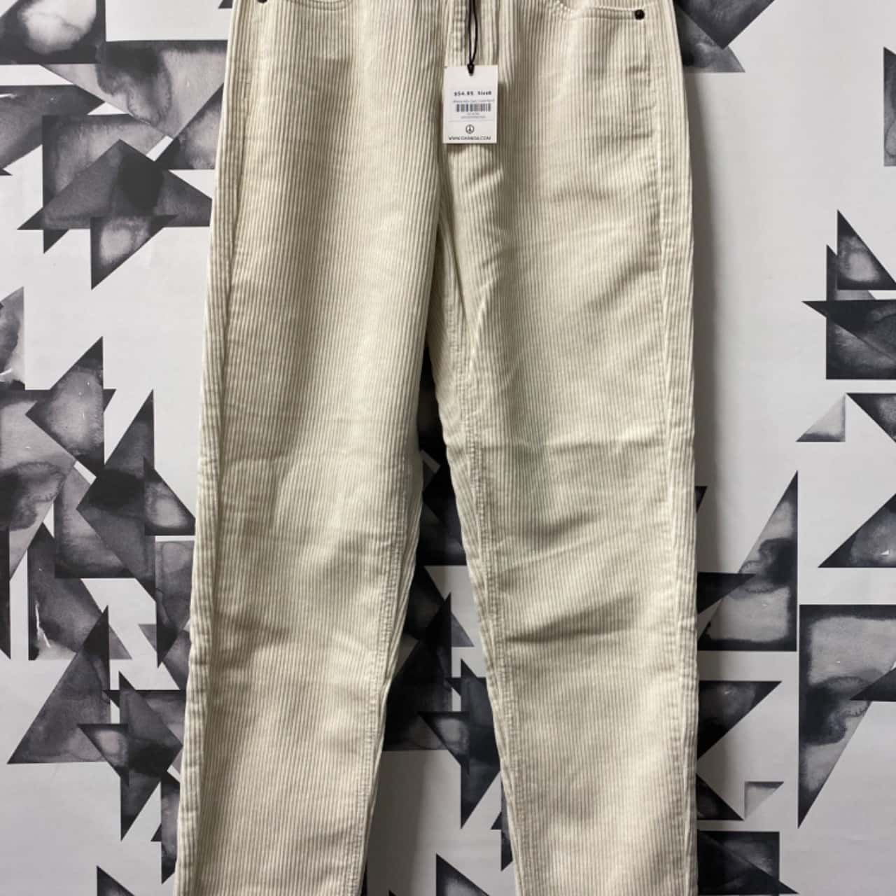 Ghanda Womens Size 8 Cream cords new (s)