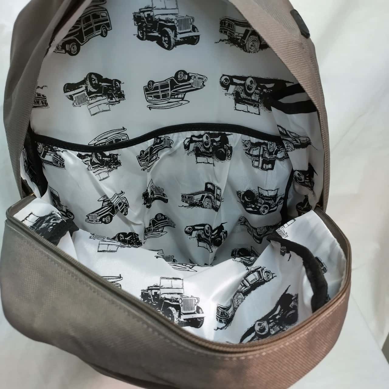 Jeep Spirit Khaki / Black / Brown Backpack with Laptop Pocket(s)