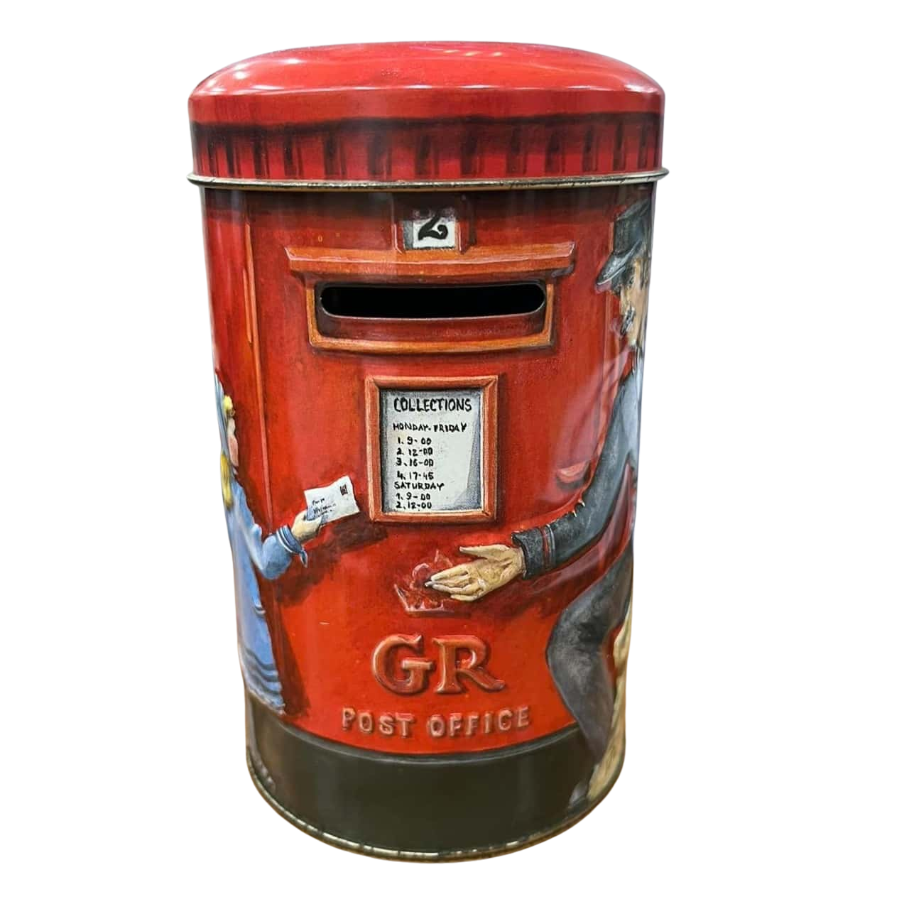 Vintage Churchills of London Toffee Heritage of England Tin Coin Bank