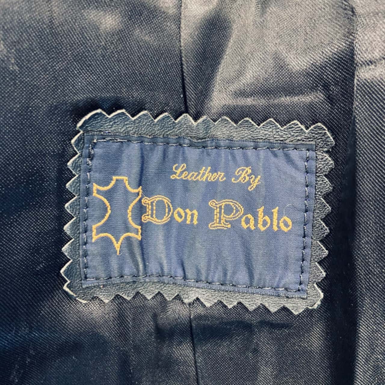 Leather by Don Pablo Mens Size 42 Black Leather Vest (s)