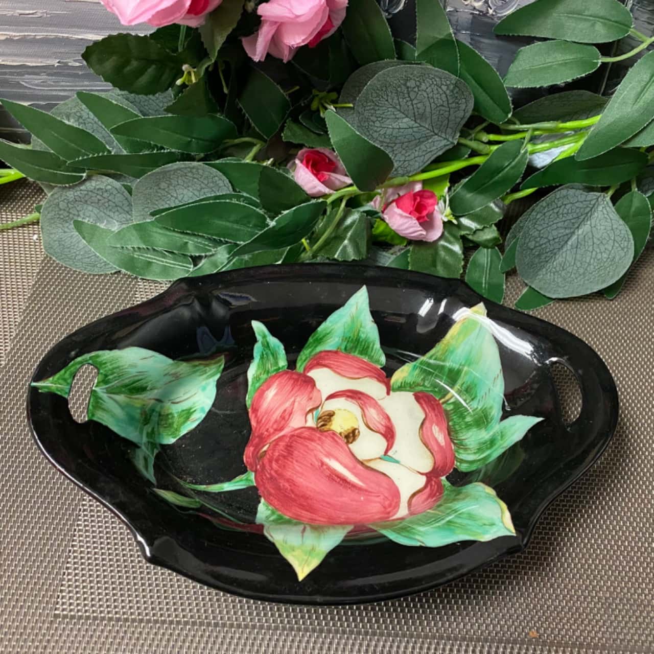 Magnolia genuine Handpainted Royal Staffordshire Dish(s)