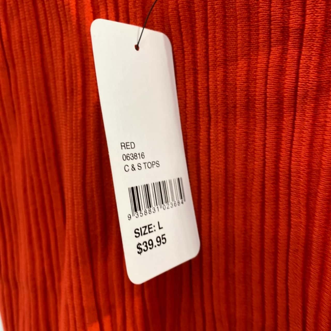 Sportsgirl Womens Size L Cami Red (s)