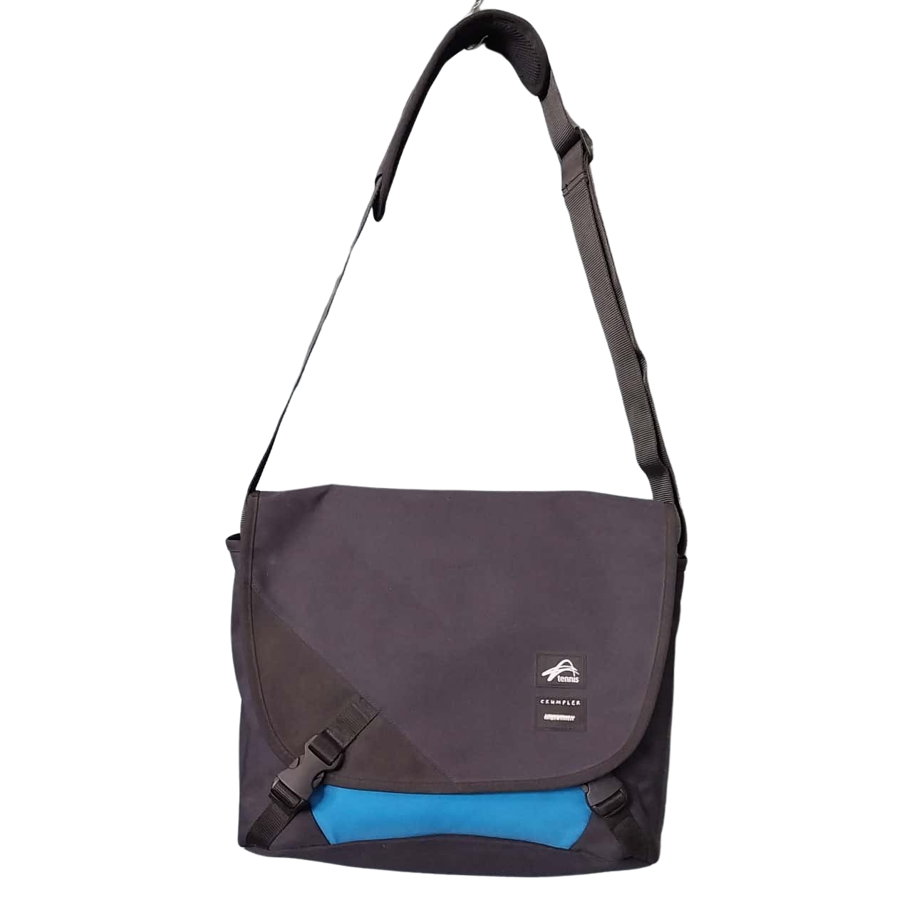 Crumpler- Unisex Satchel, Black / Navy Blue. New. (s)