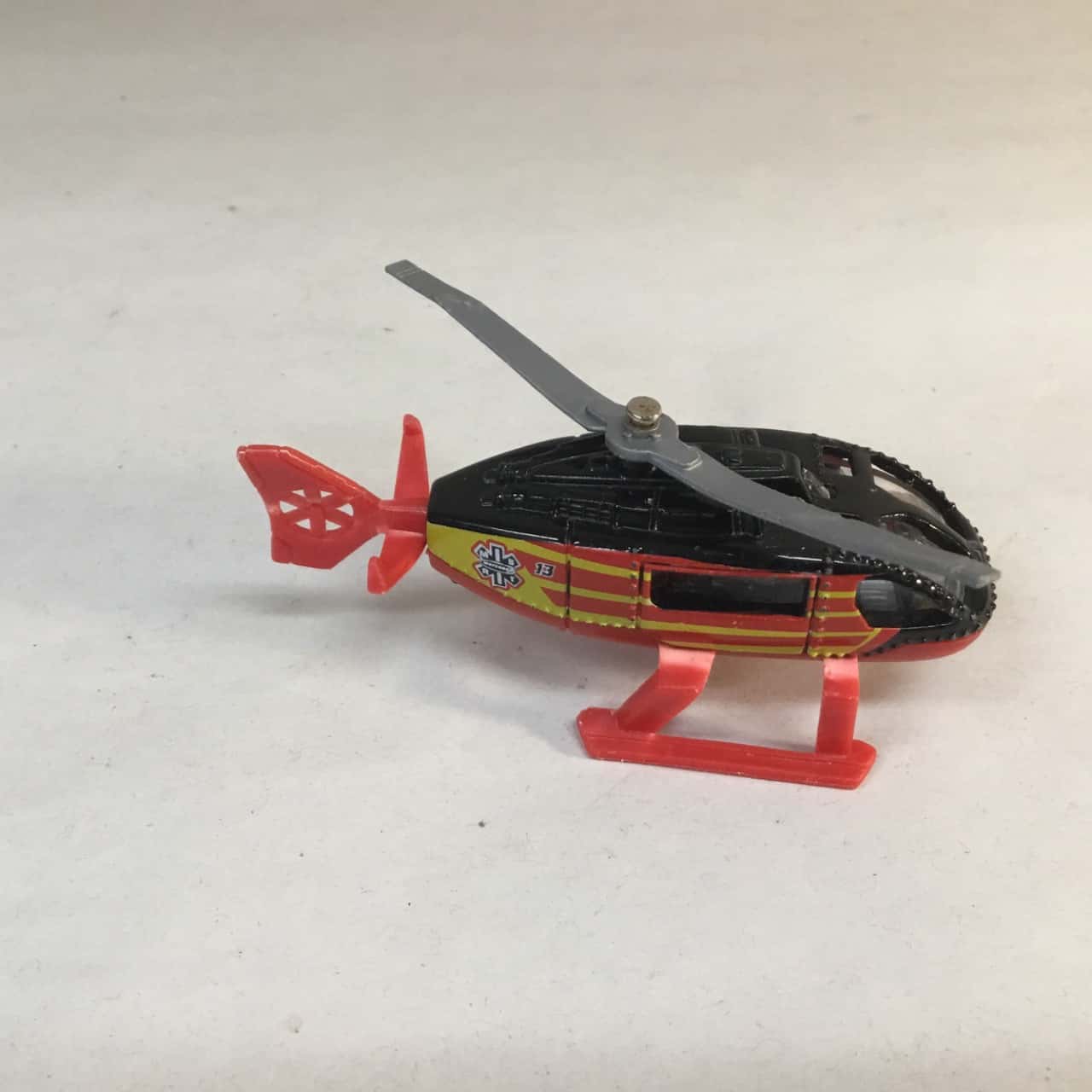 Matchbox 2001 Red Rescue Helicopter