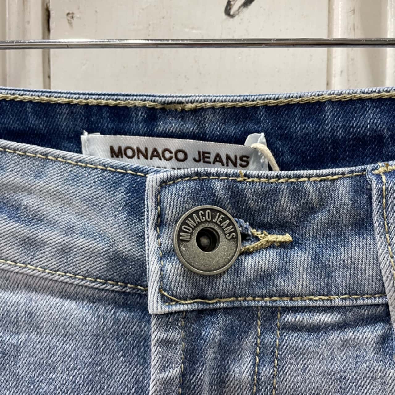 SALE ITEM!! TRENDY RIPPED JEAN!! BNWT!! Monaco Jeans Brand!! Womens ...