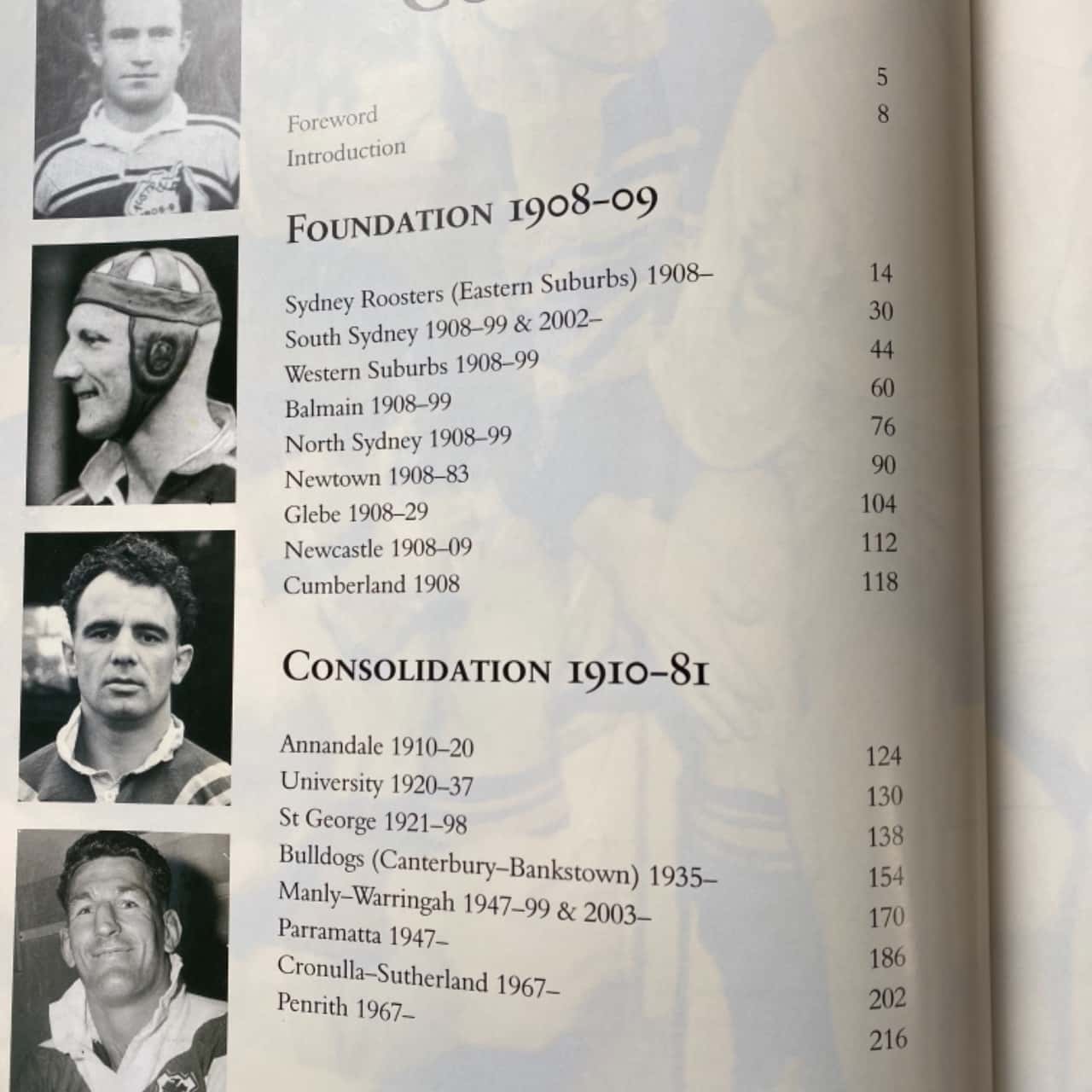 The History Of Rugby League Clubs. Hardcover Book.
