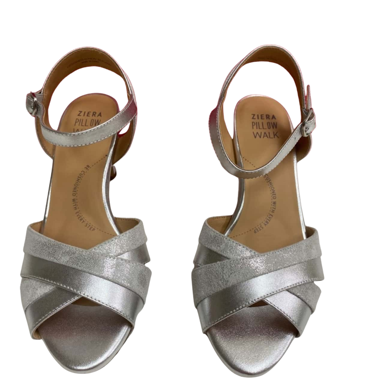 Ziera Womens Size 39 Silver (s)