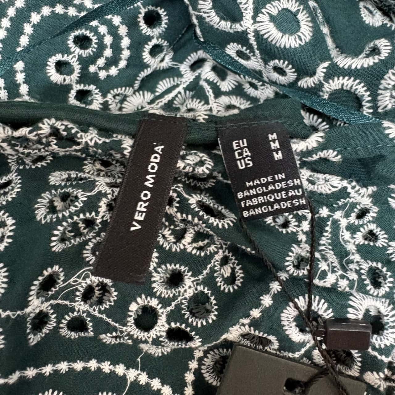 BNWT Vera Moda Sea Moss Wrap Dress Size M