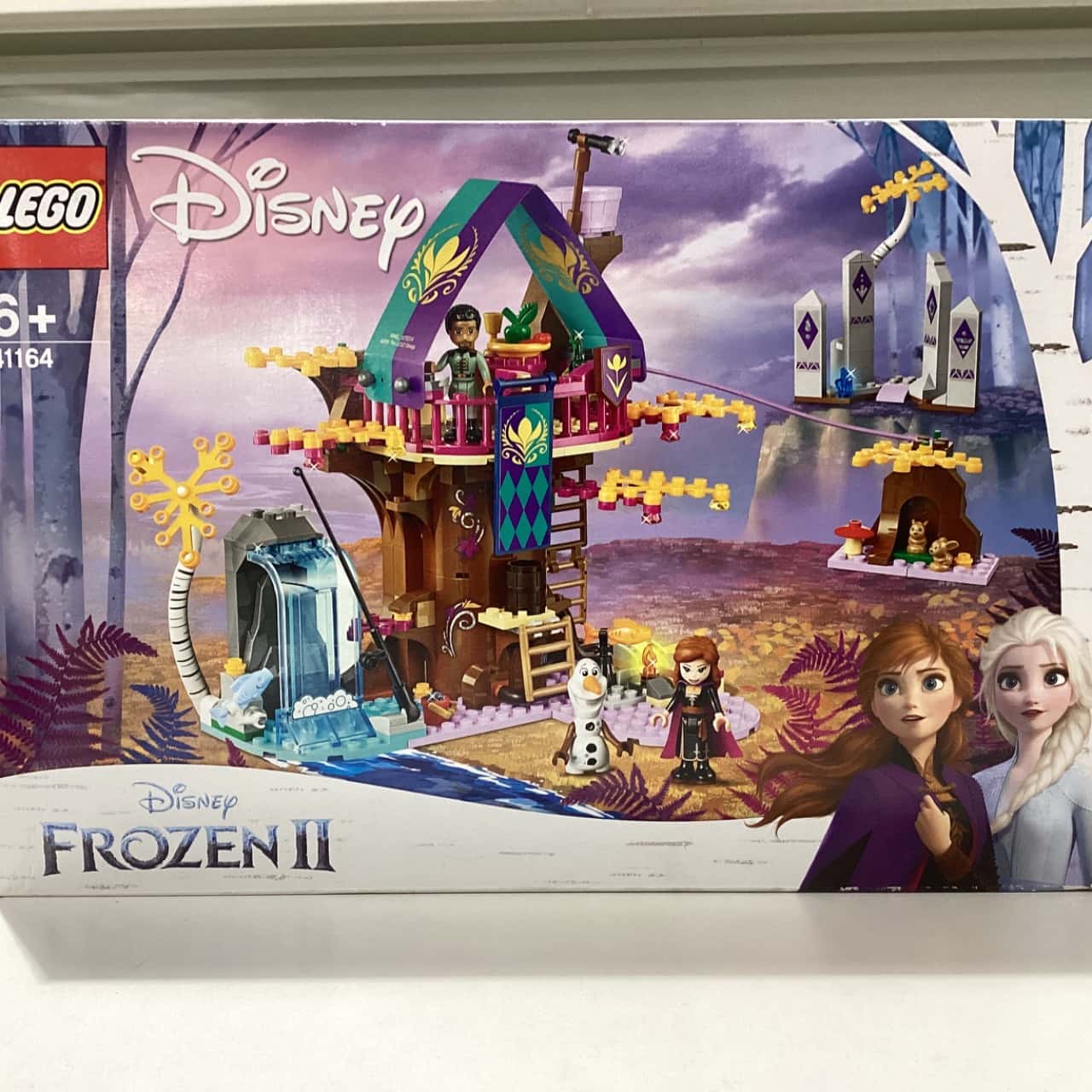 Opened LEGO Disney Frozen II Enchanted Treehouse 41164 Building Kit
