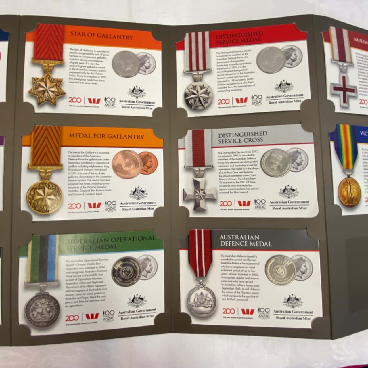 Legends of the ANZAC’s Medals Of Honour 2017 Coin Collection(s)