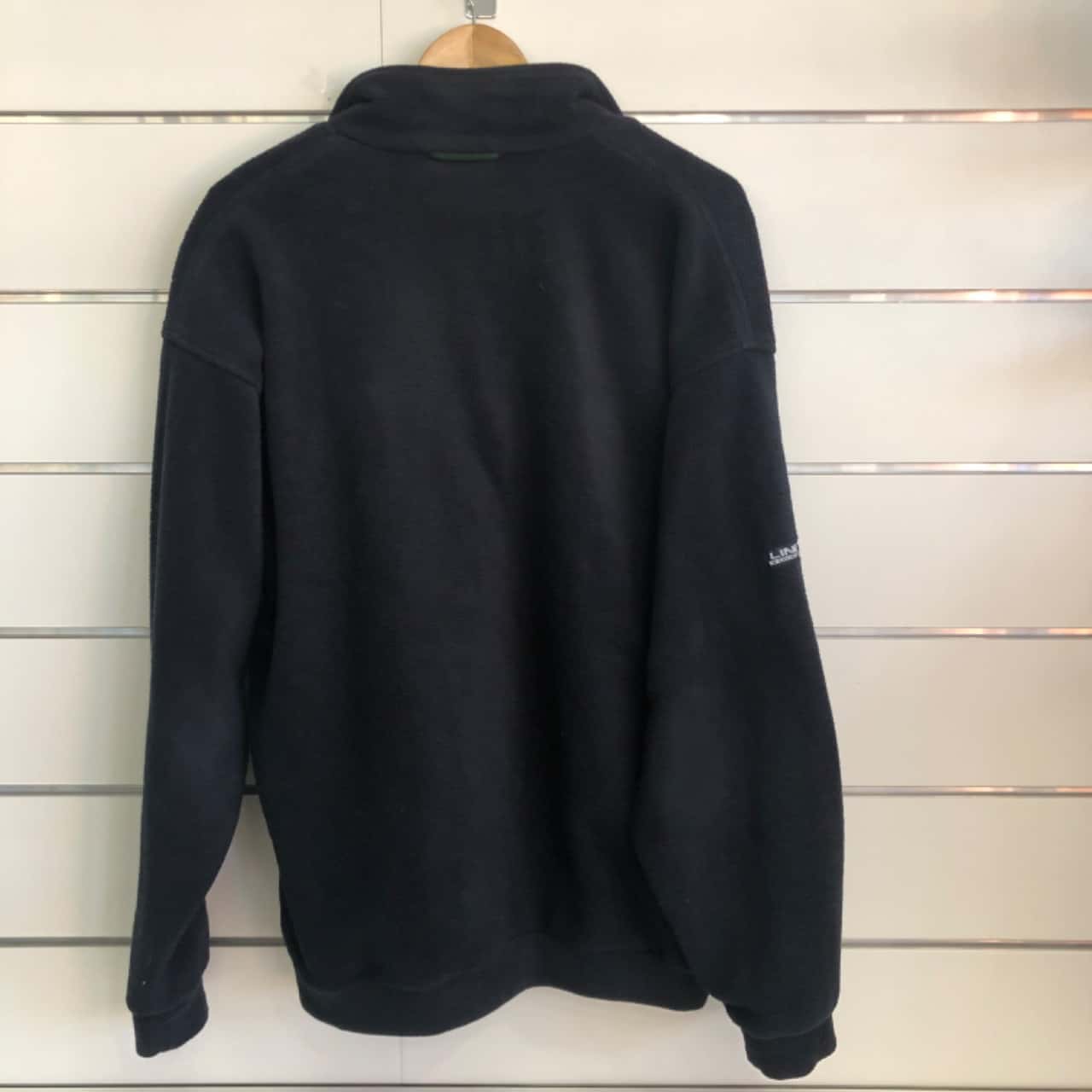 Vintage Coca Cola Windcheater with zip neckline Mens Size L Navy Blue (s)