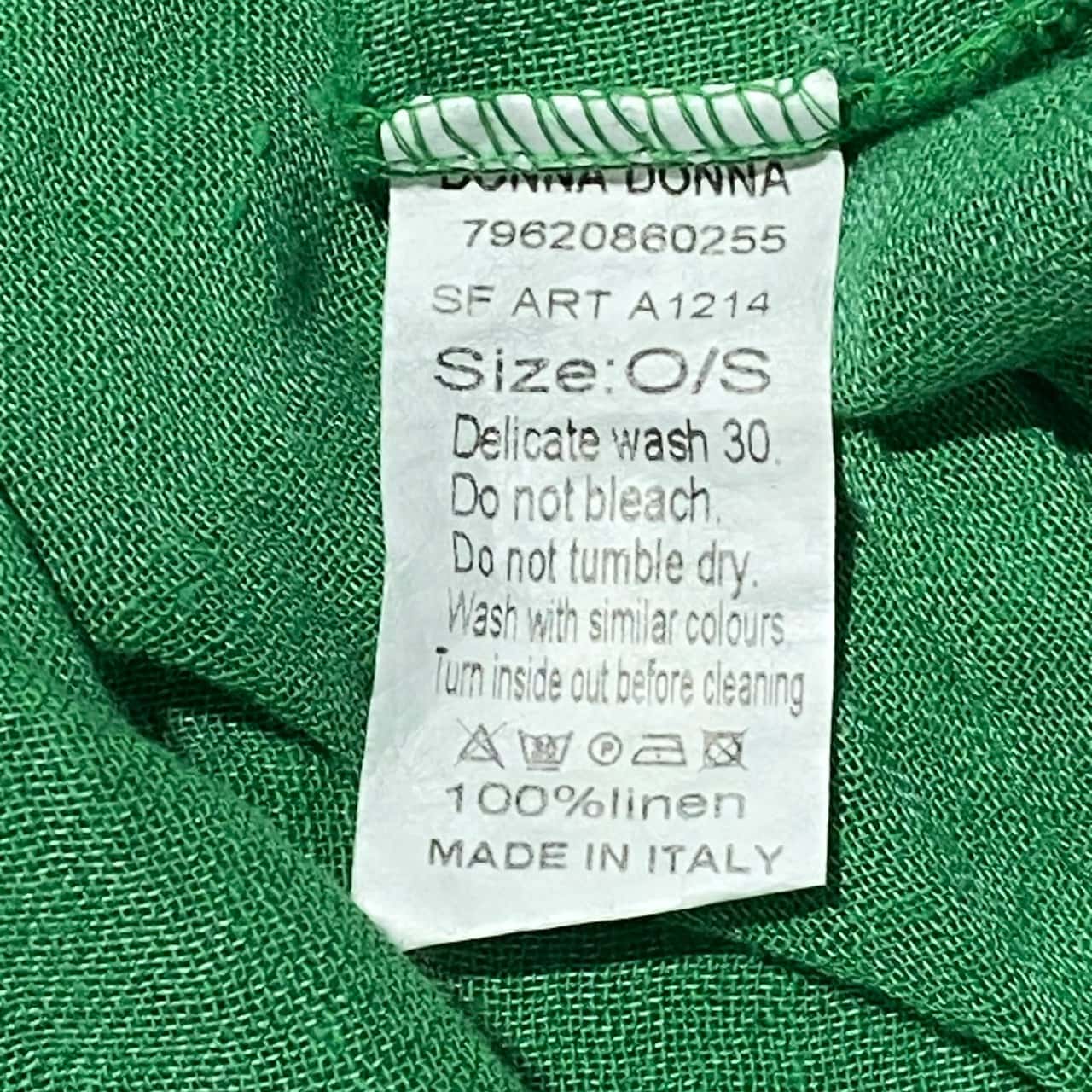 Donna Donna Womens 2 Piece Size L / XL 3/4 Sleeve Shirt White with ...